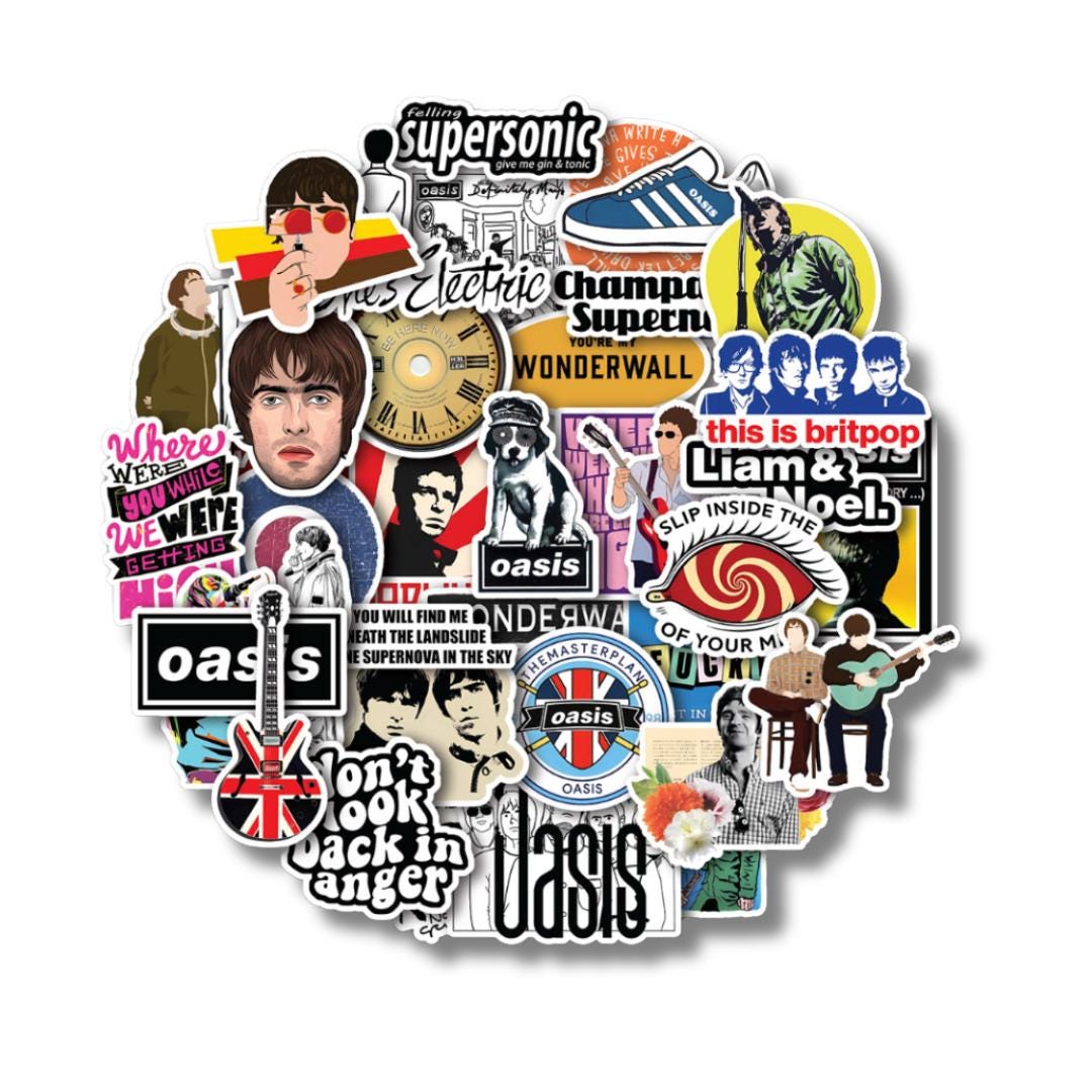 30 Pcs Oasis Sticker Pack Waterproof - Etsy