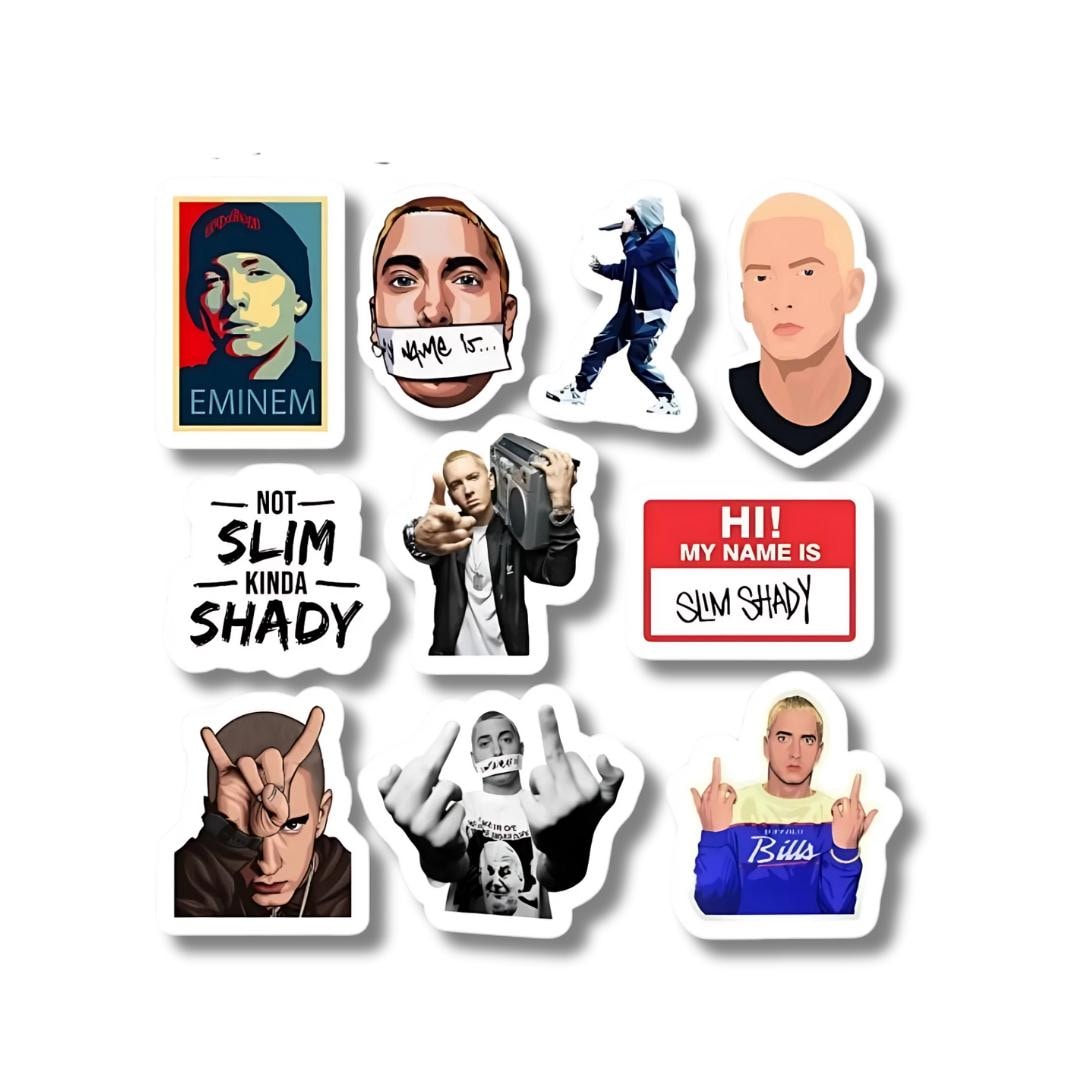 Eminem Sticker Pack Waterproof - Etsy