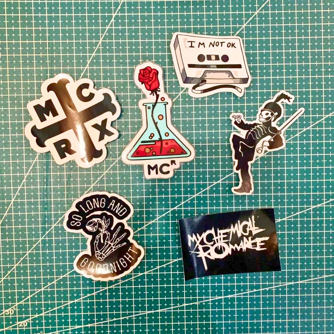 My Chemical Romance Sticker Pack Waterproof V2 - Etsy