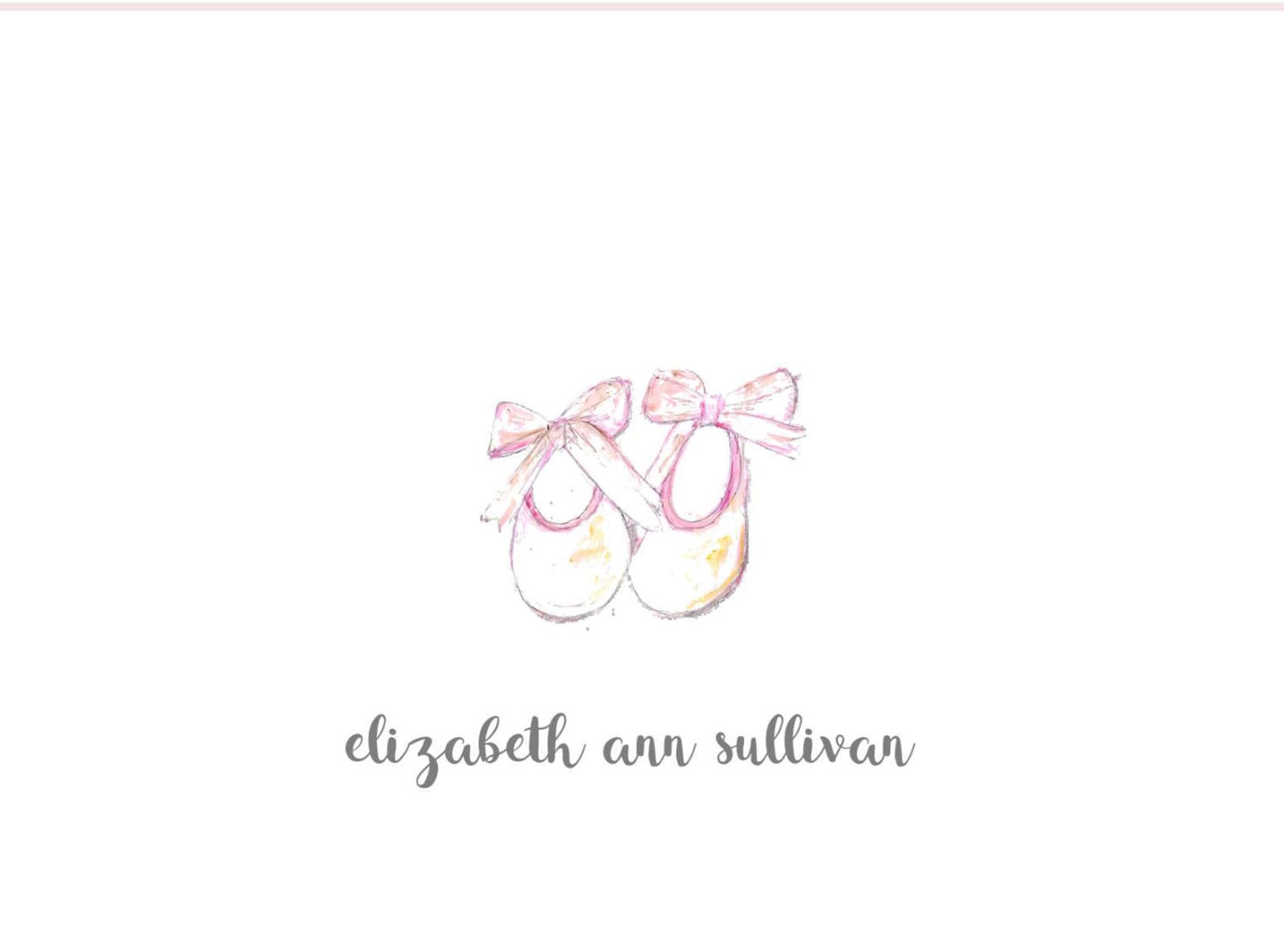 Baby Girl Shower Notecards Thank You Notes Original Art Hand Drawn Baby ...