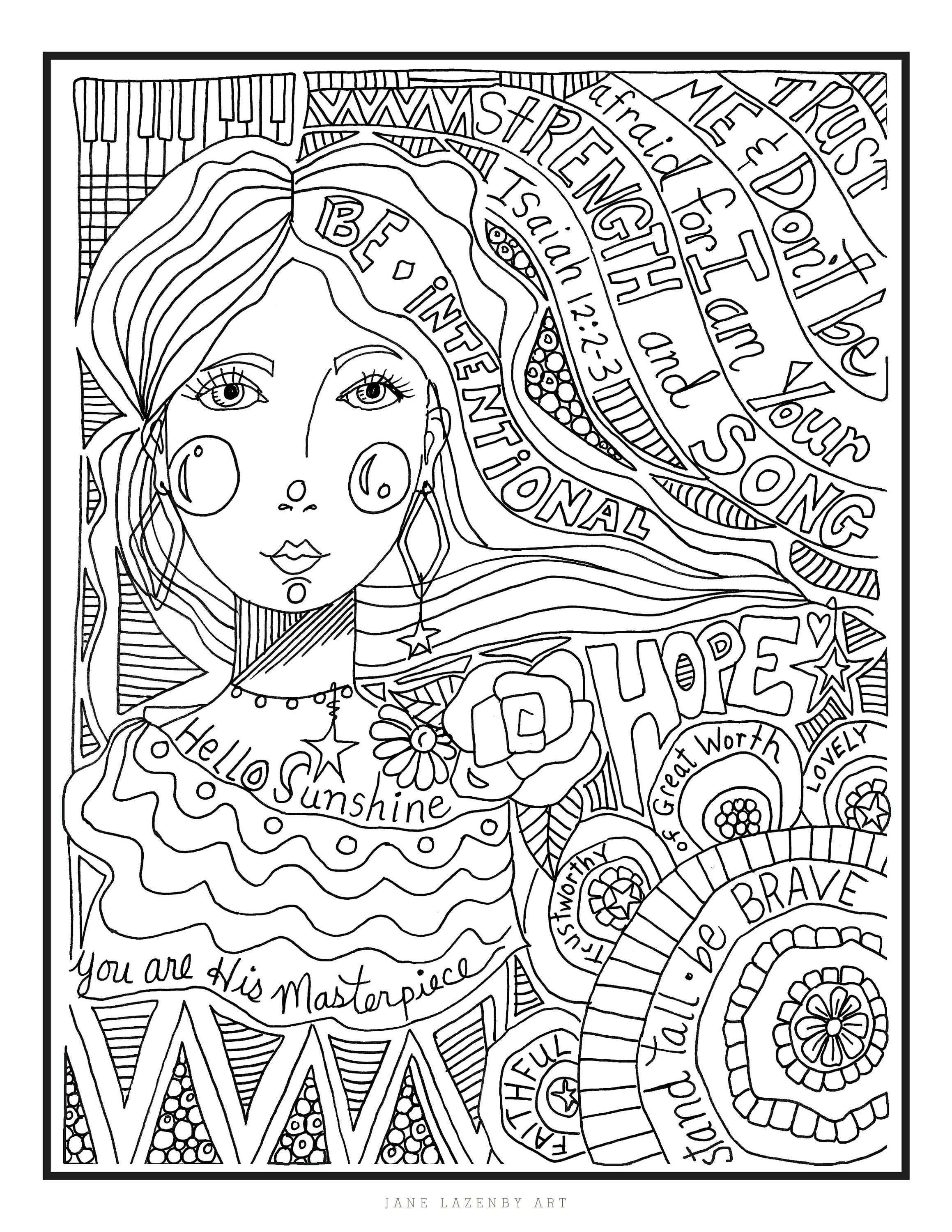 Contagious Attitude Doodle and Coloring Book - Etsy