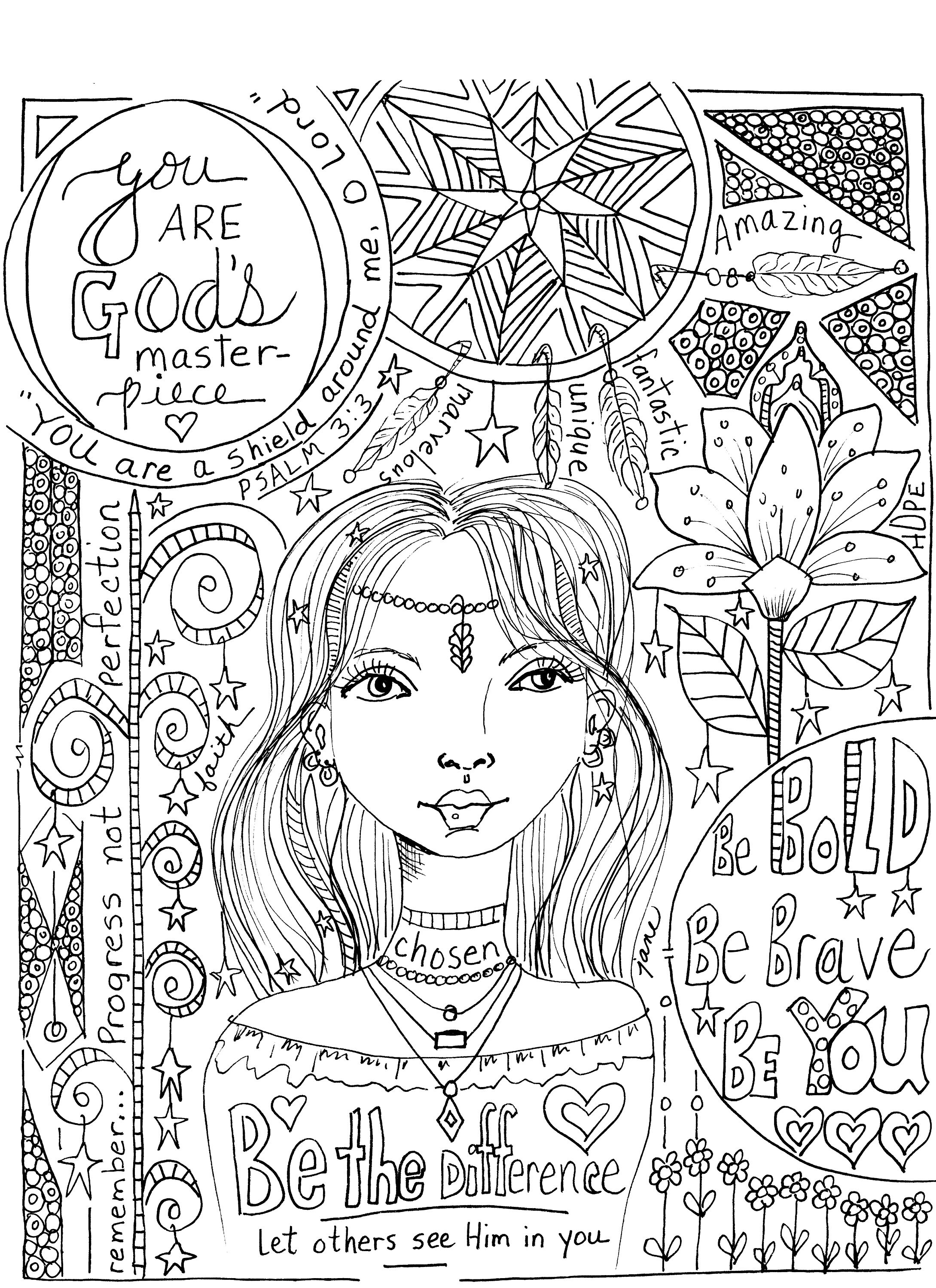 Contagious Attitude Doodle and Coloring Book - Etsy
