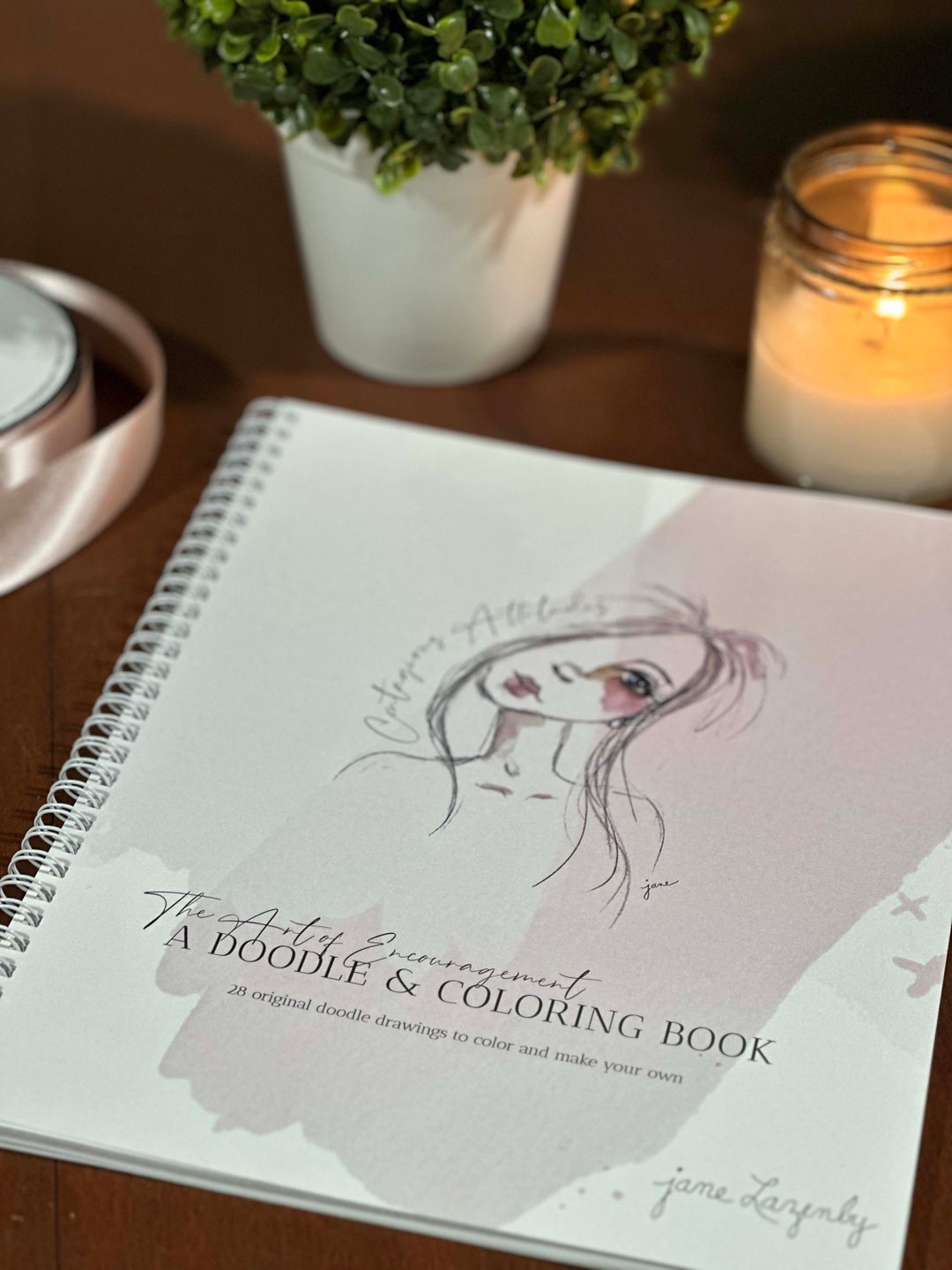 Contagious Attitude Doodle and Coloring Book - Etsy
