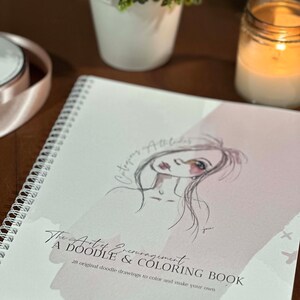 Contagious Attitude Doodle and Coloring Book - Etsy