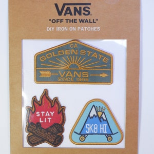Vans Iron-on Patches - Etsy