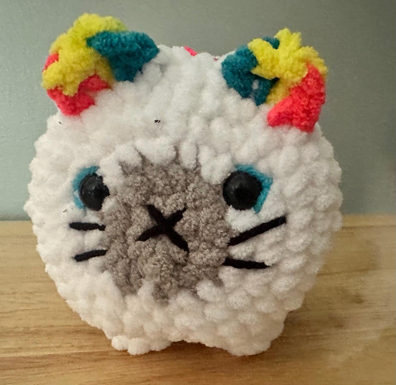 Crochet Plush Loaf Cat - Etsy