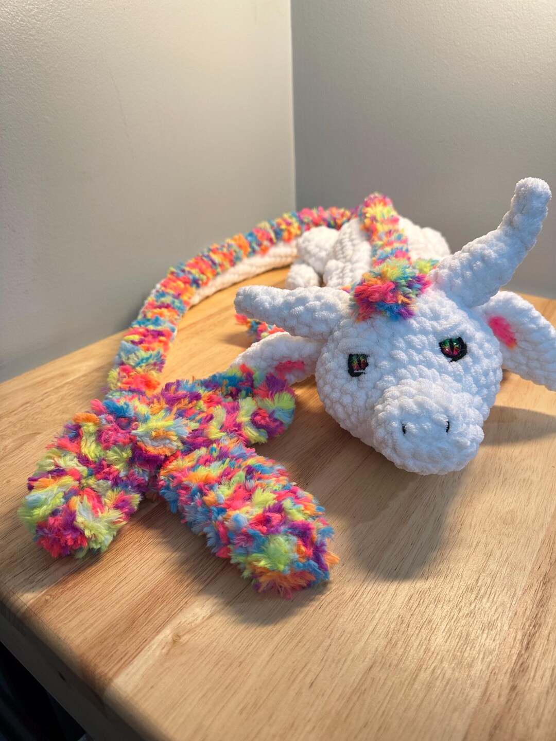 Handmade Large Plush Dragon - Etsy