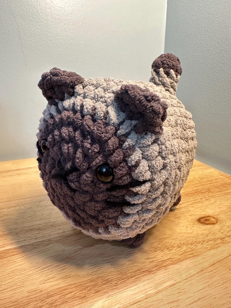 Crochet Plush Loaf Cat - Etsy