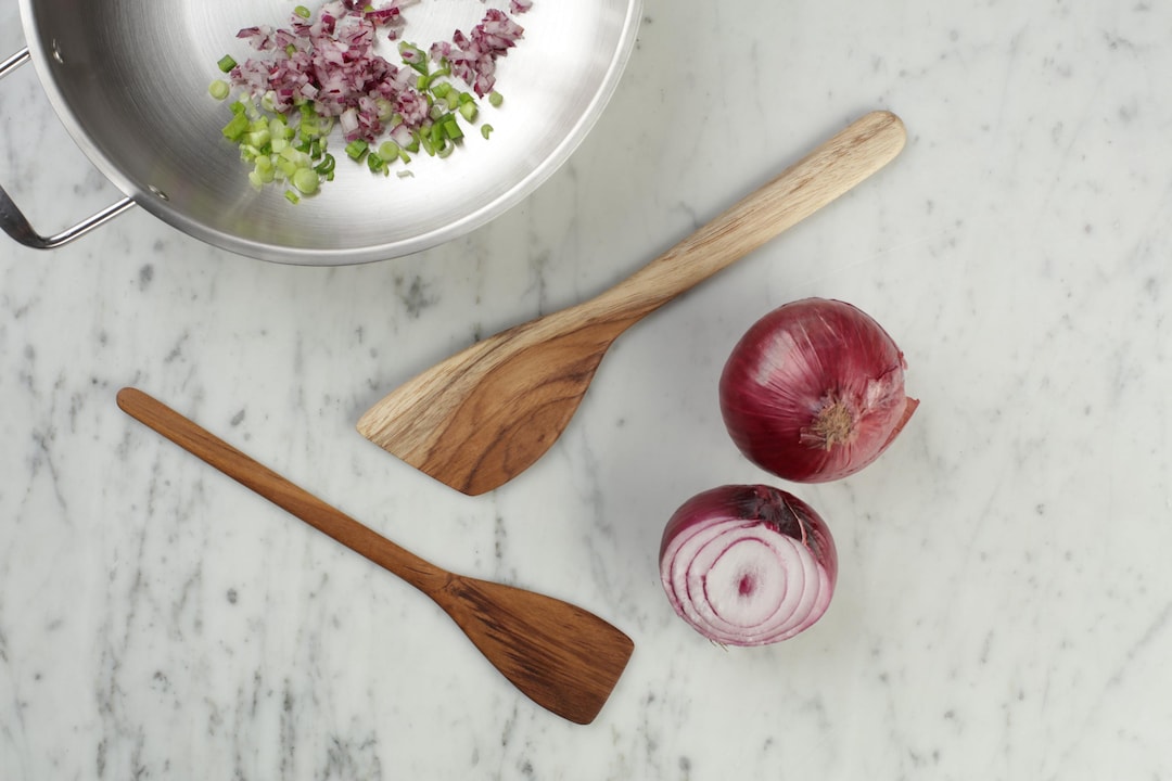 Teak Wood Spatulas - Exotic Wooden Cooking Utensils - Handmade Kitchen ...