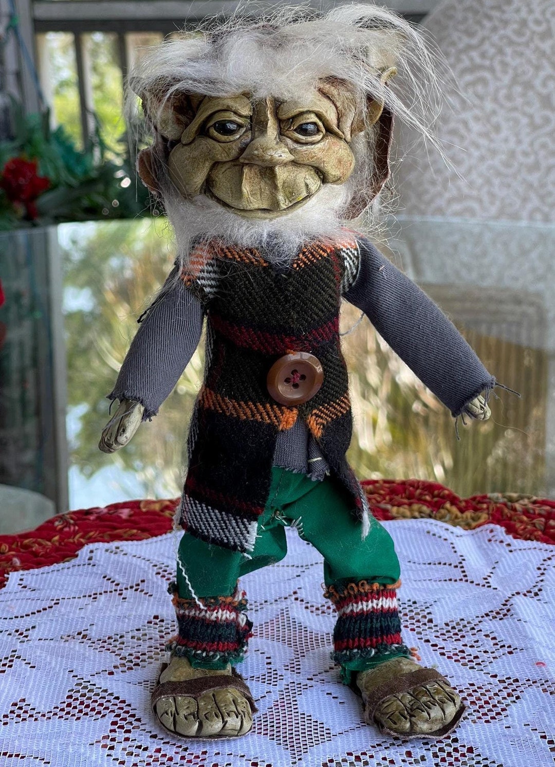 10in Handcrafted Elf Doll. Poseable Fantastic Articulated Elves From ...