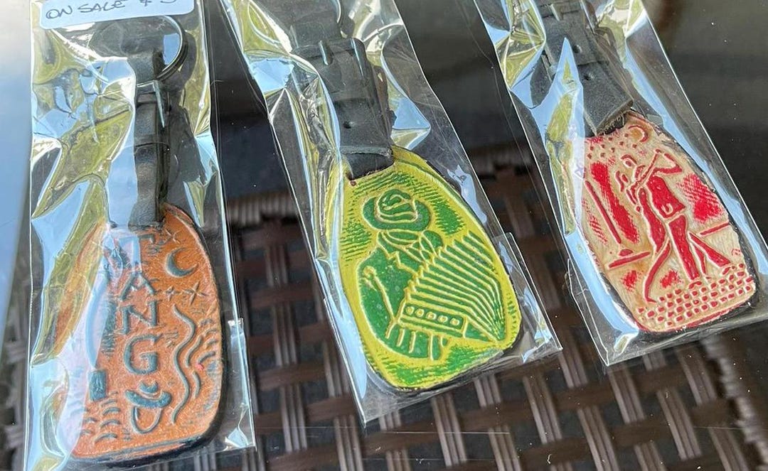 Handmade Tango Art Leather Keychain - Handcrafted, Unique Gift for ...