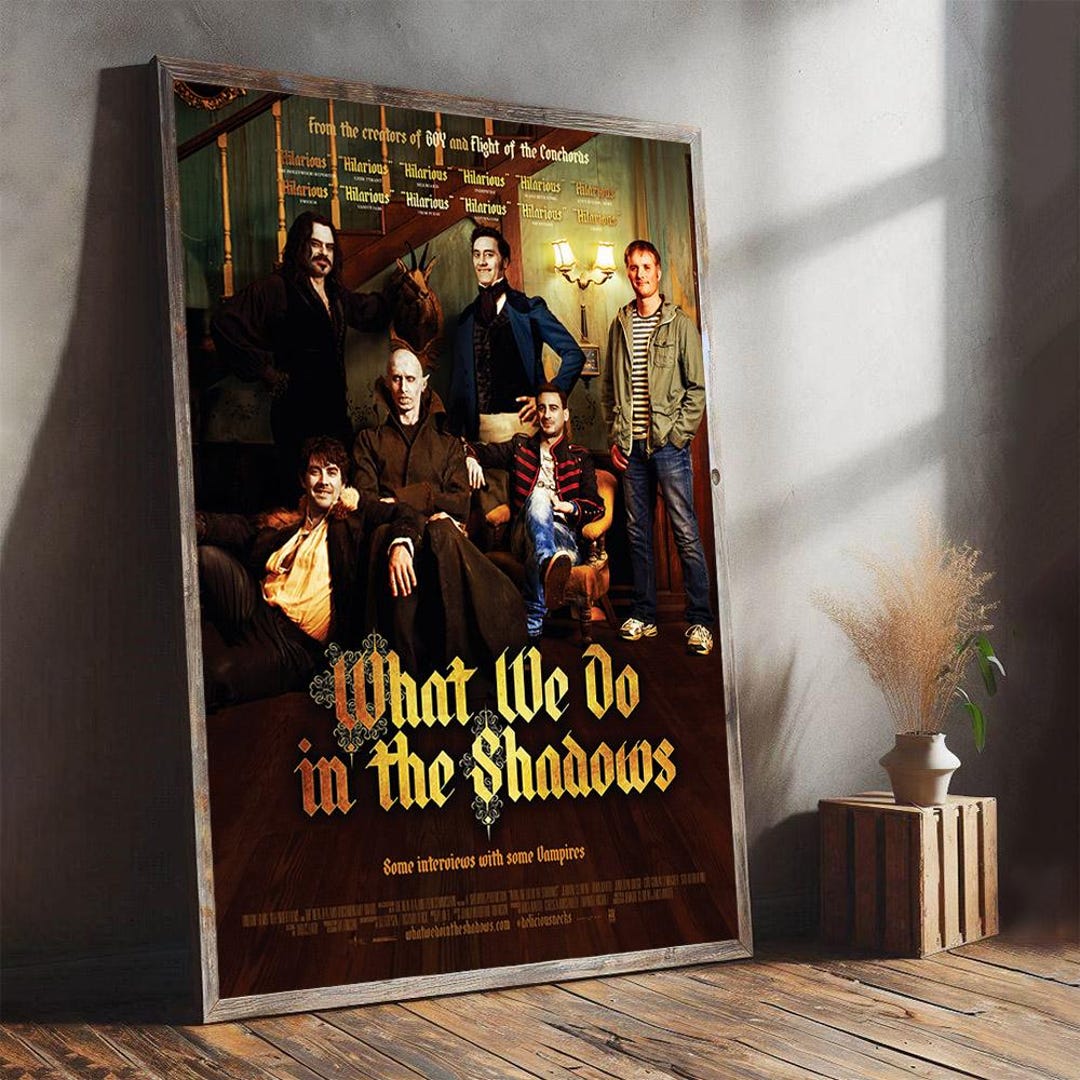 What We Do in the Shadows Movie Poster, Classic Canvas Poster, Home ...