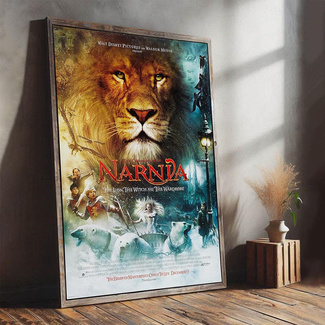 Narnia Movie Poster, Classic Canvas Poster, Home Decor, Creative Art ...