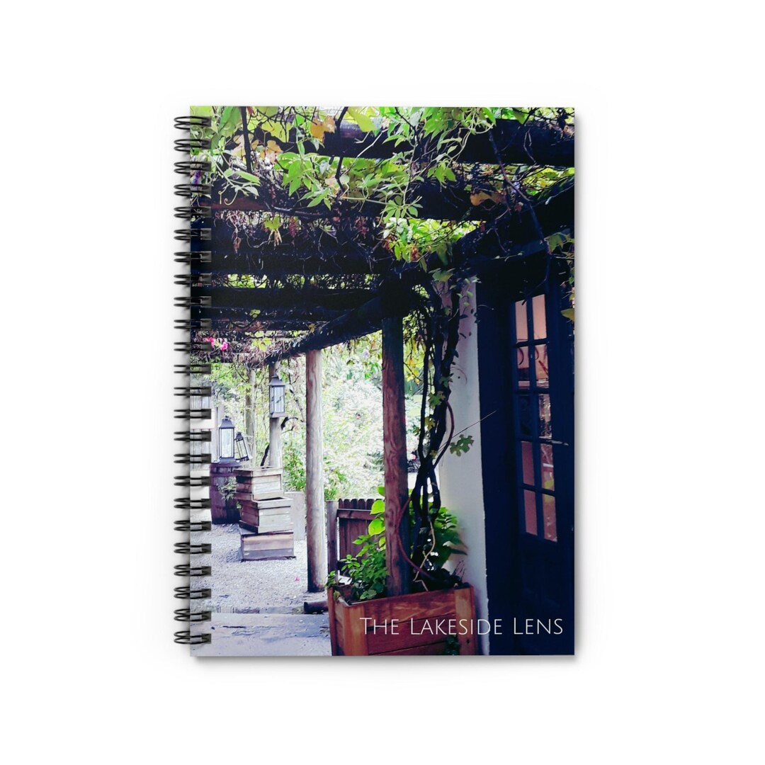 Spiral Notebook Ruled Line, Plants Notebook, Door Notebook, Courtyard ...