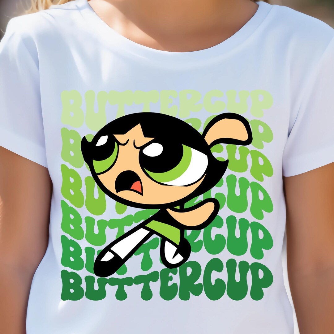 Powerpuff Girls Retro Wavy Letters Png T-shirt Design, PNG, Digital ...