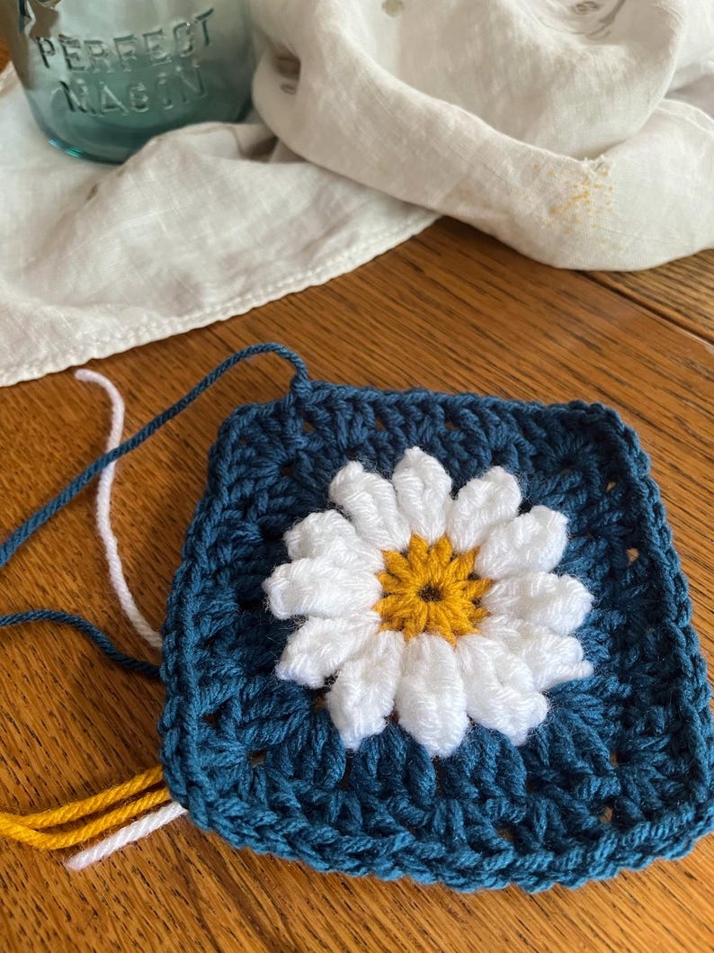 CUSTOM MADE Daisy Blanket Handmade to Your Size and Color ...
