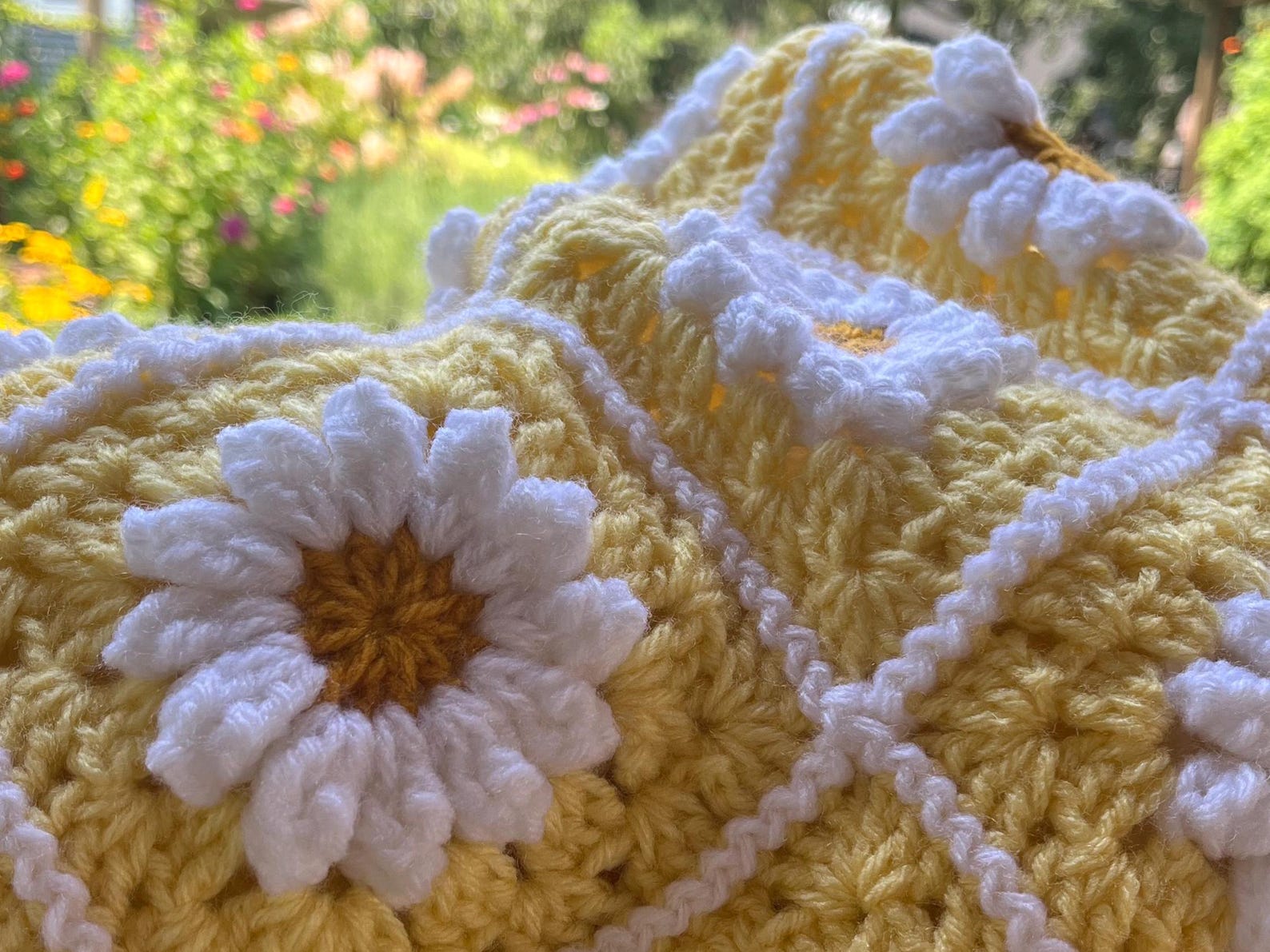 CUSTOM MADE Daisy Blanket Handmade to Your Size and Color ...