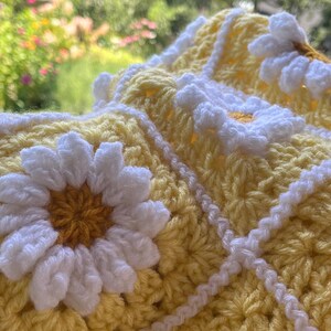 CUSTOM MADE Daisy Blanket Handmade to Your Size and Color ...
