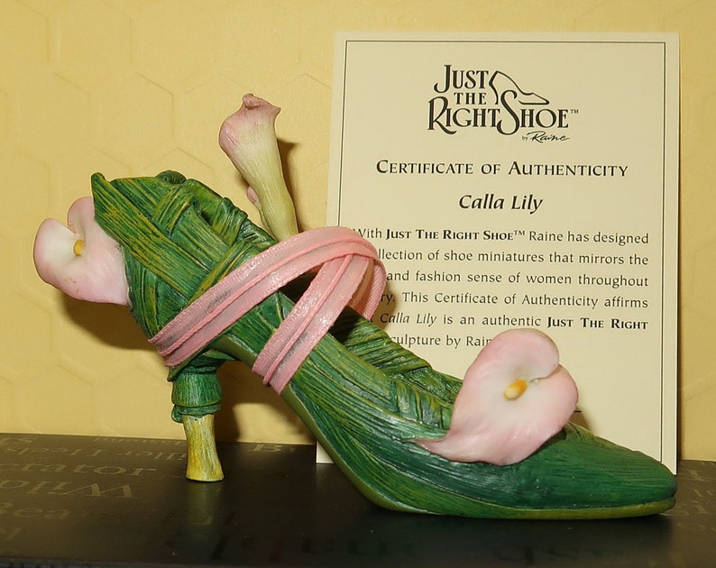 1999 Just the Right Shoe calla Lily - Etsy