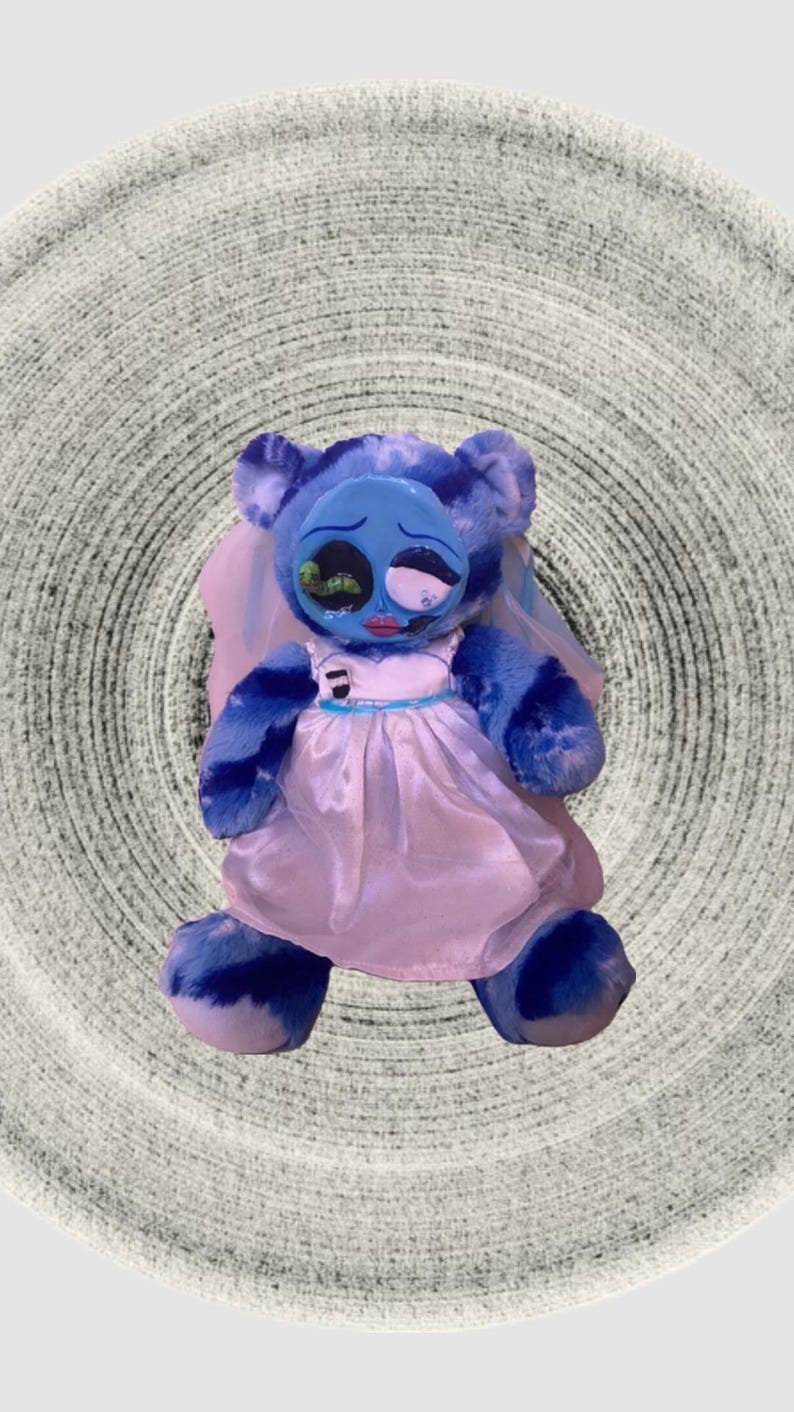 Corpse Bride Bear Clayface Plush - Etsy