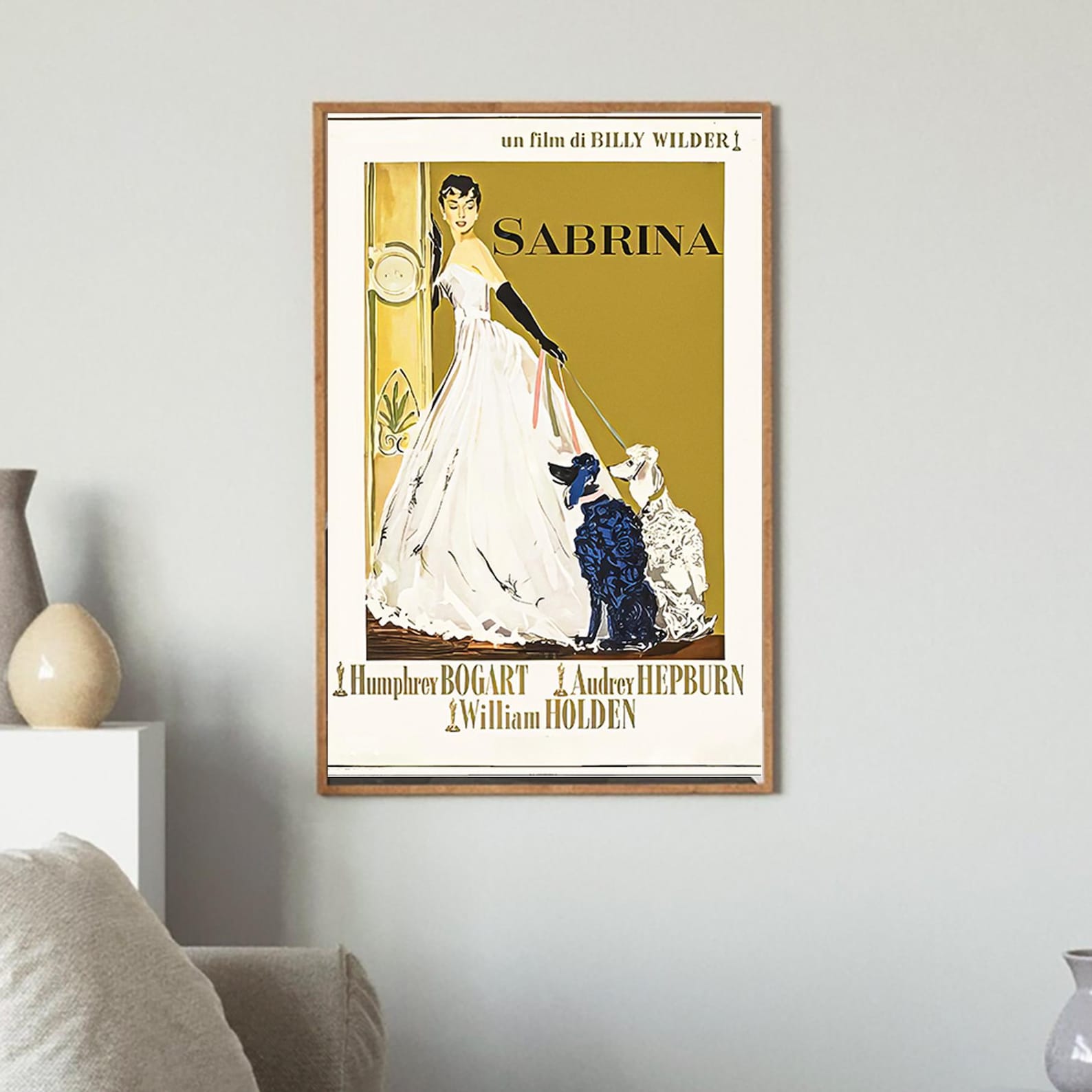 Sabrina Movie Poster Vintage Classic Movie Poster Art Home Decoration ...