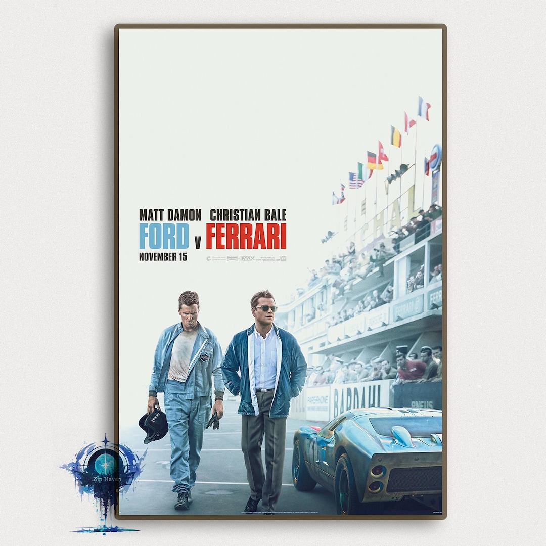 Ford V Ferrari Movie Poster,wall Art ,art Home Decoration Poster,gifts ...