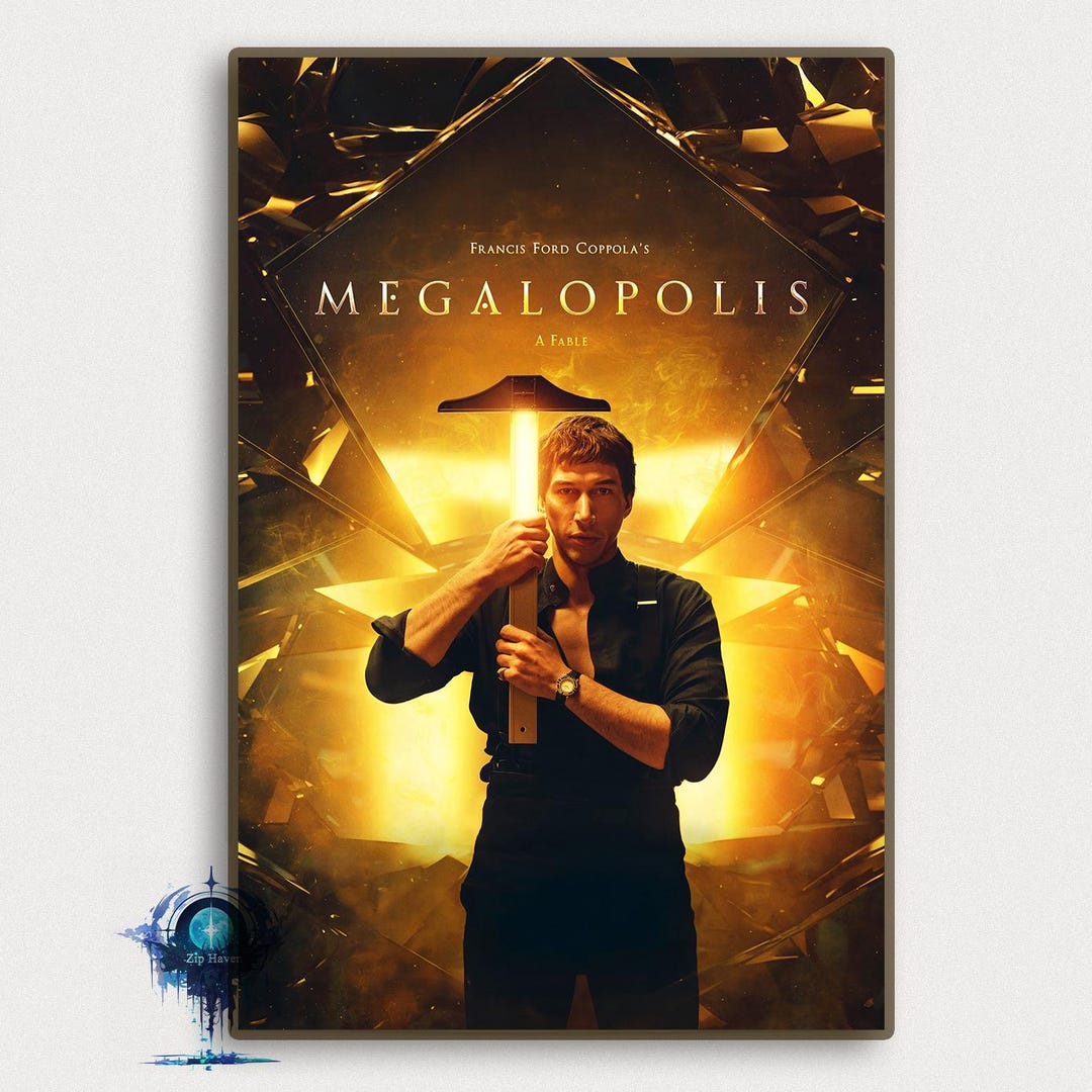 Megalopolis Movie Poster Vintage Classic Movie Poster Art Home ...
