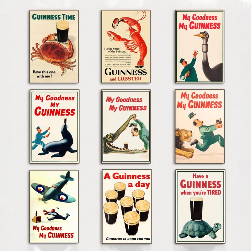 Guinness Wall Decoration - Etsy UK