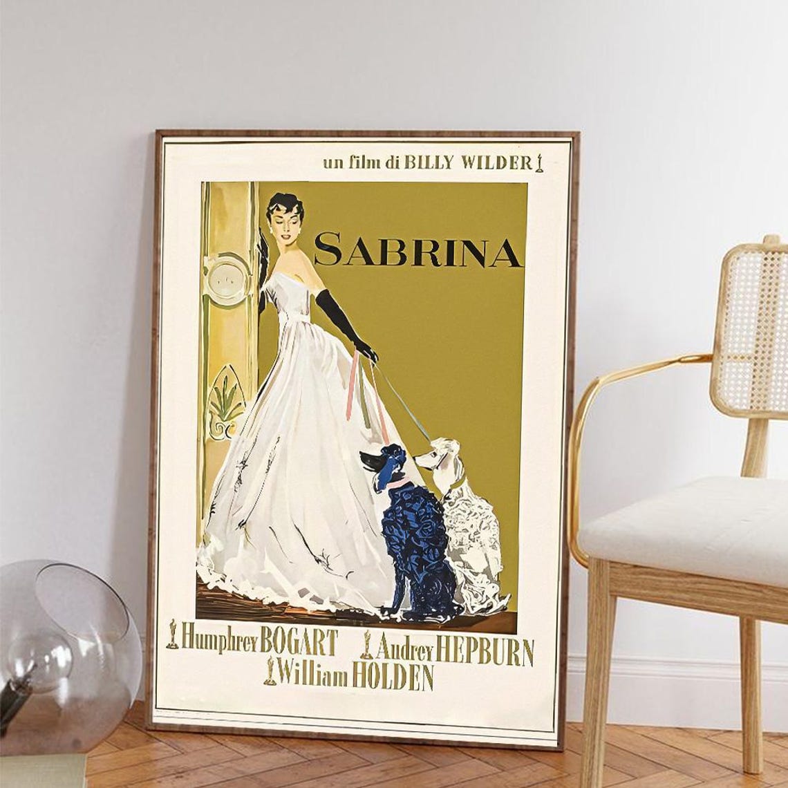 Sabrina Movie Poster Vintage Classic Movie Poster Art Home Decoration ...