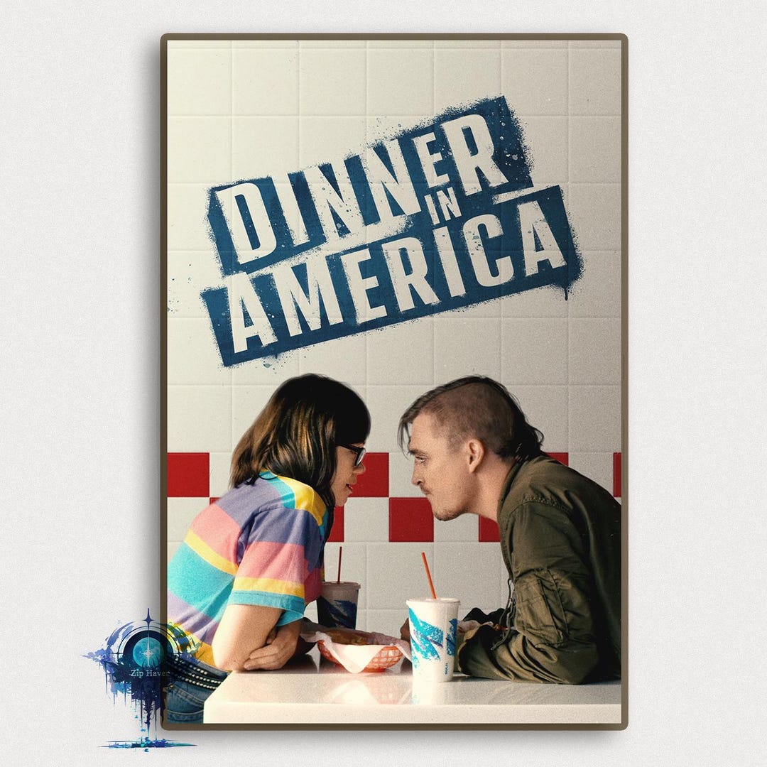 Dinner in America Movie Poster: High Definition Canvas Art Print - Etsy