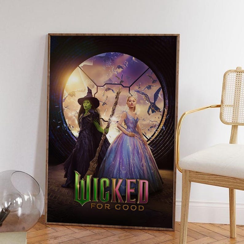 Wicked for Good Movie Poster: High Definition Canvas Art Print - Etsy