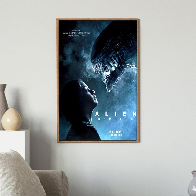 Alien Romulus Movie Poster Vintage Classic Movie Poster Art Home ...