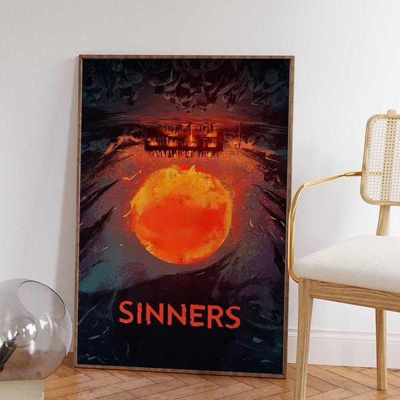 Sinners Movie Poster: High Definition Canvas Art Print - Etsy