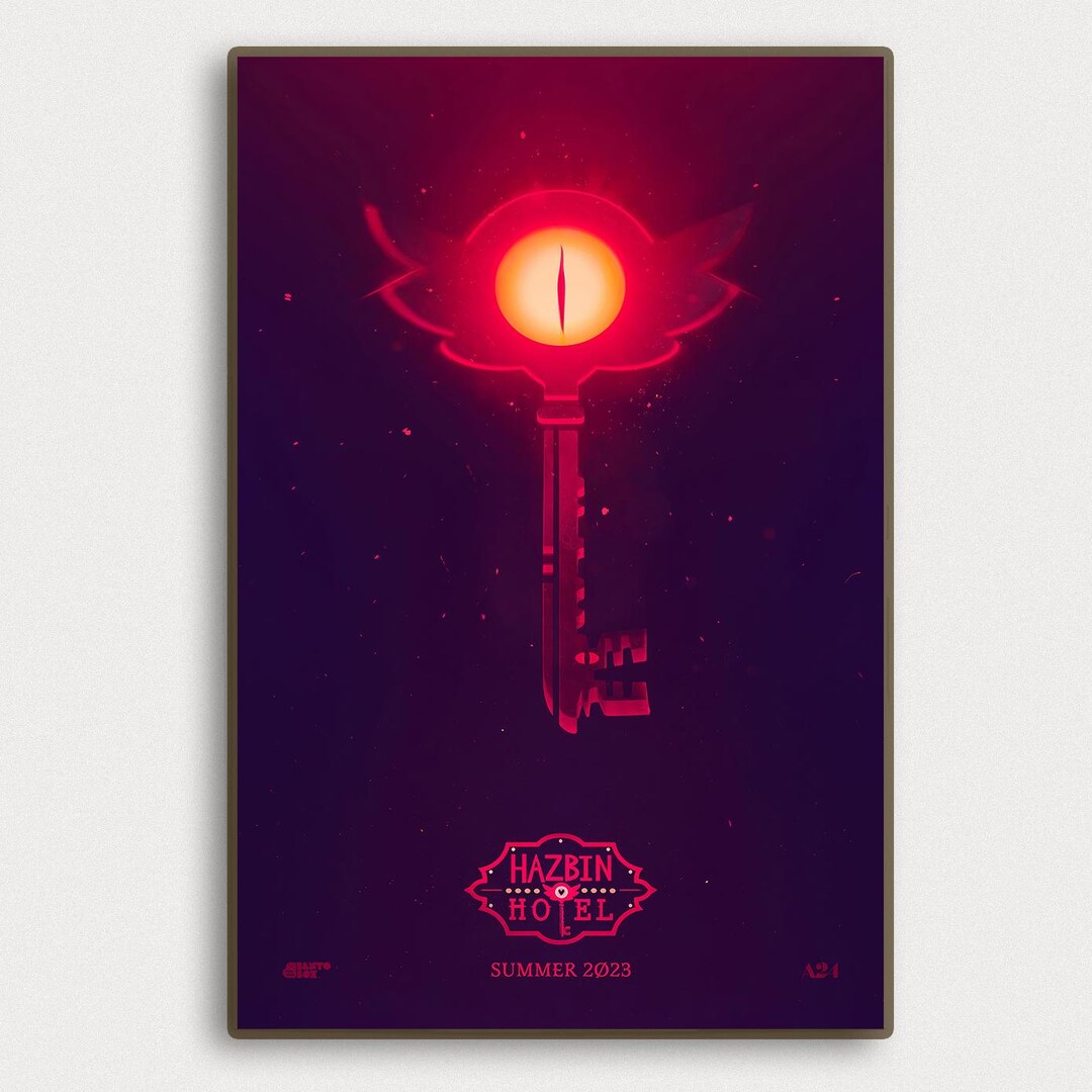 Hazbin Hotel Movie Poster, Classic Canvas Art Print - Etsy