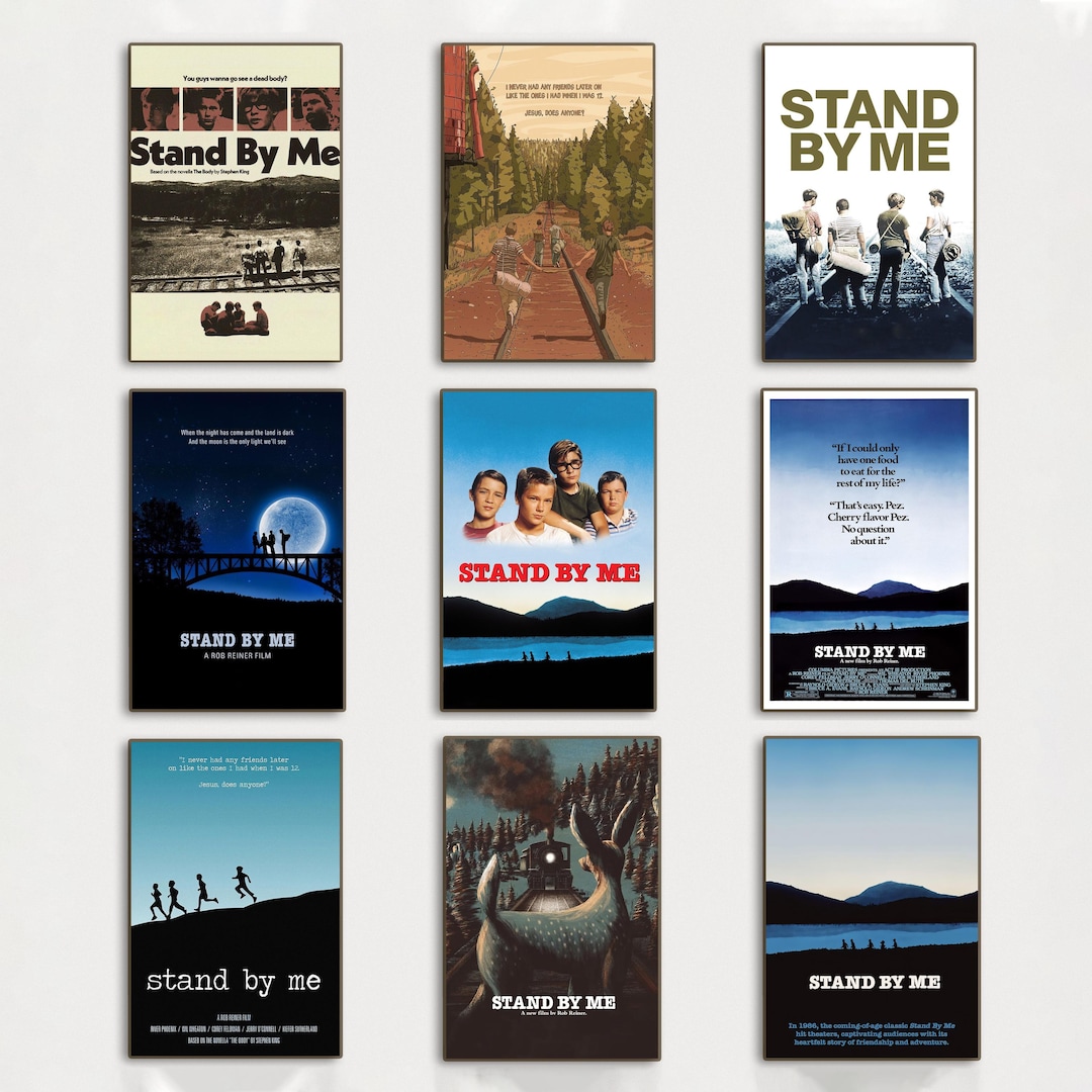 Stand by Me Movie Poster Vintage Classic Movie Poster Art Home ...