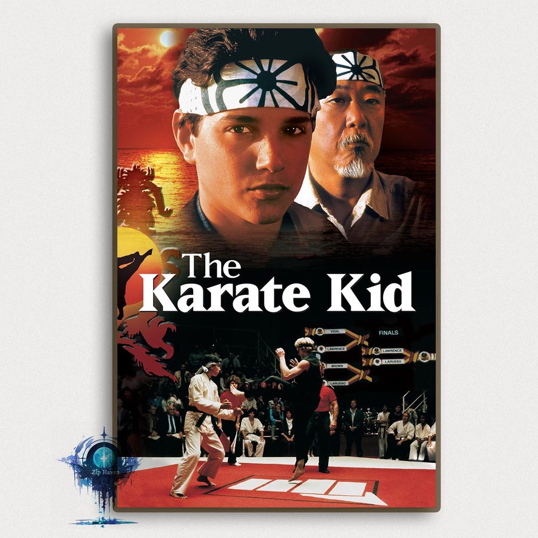The Karate Kid Movie Poster: High Definition Canvas Art Print - Etsy Canada