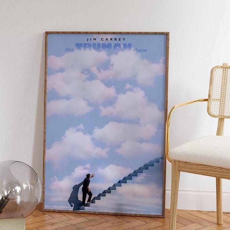 The Truman Show Movie Poster: High Definition Canvas Art Print - Etsy