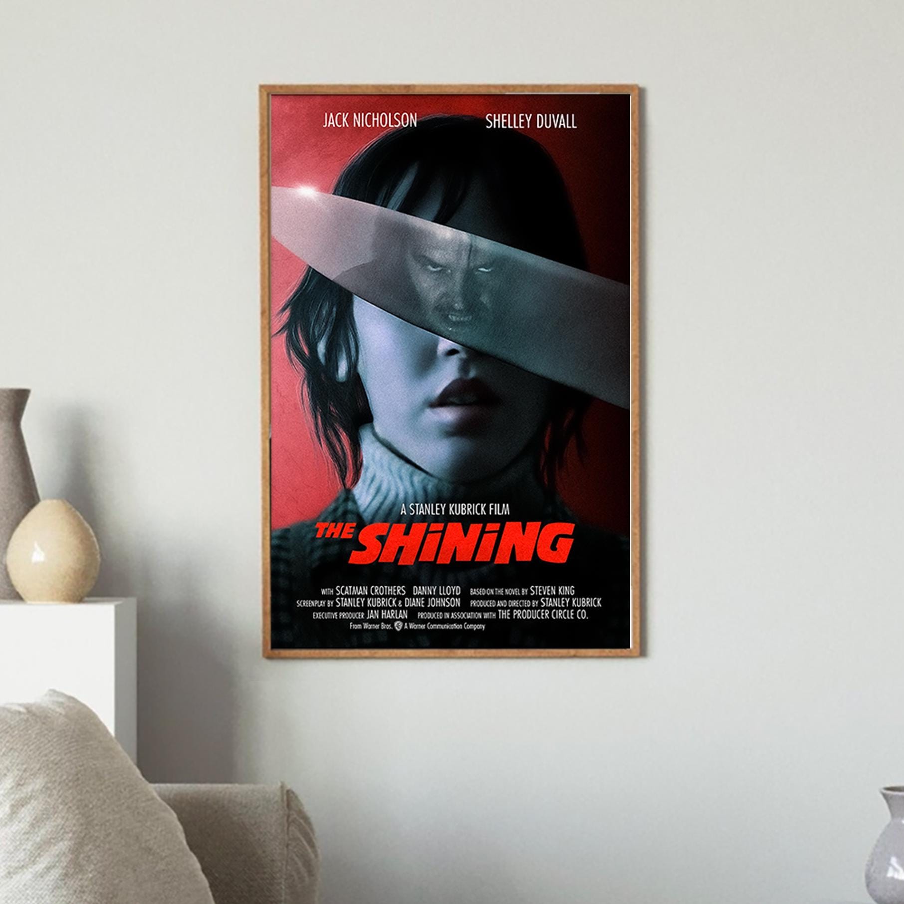 The Shining Movie Poster: Vintage Canvas Art Print - Etsy
