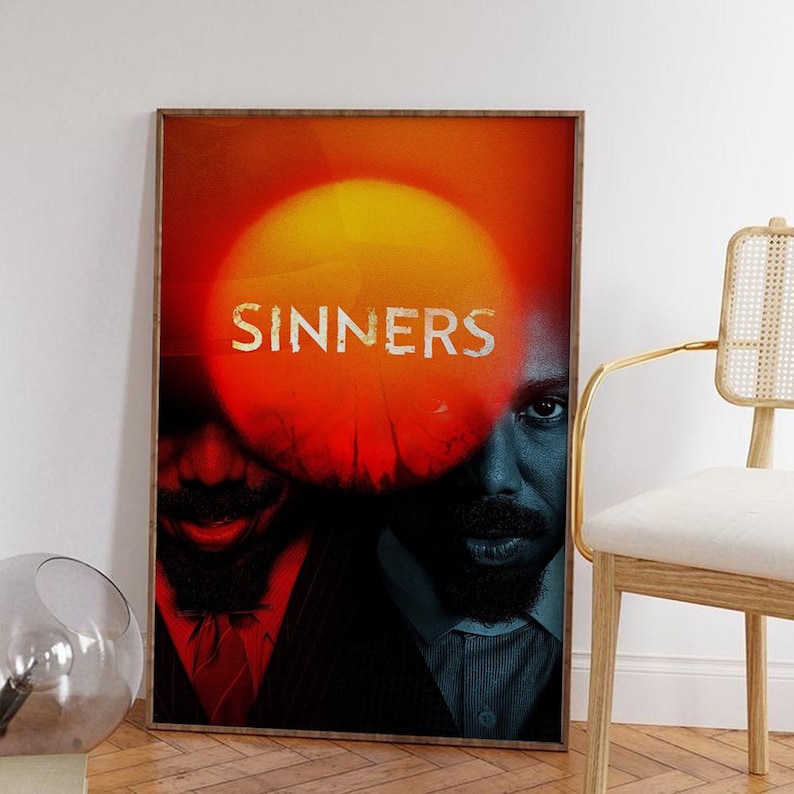 Sinners Movie Poster: High Definition Canvas Art Print - Etsy
