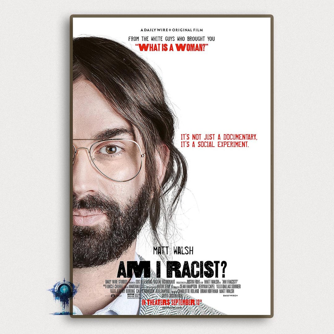 Am I Racist Movie Poster Vintage Classic Movie Poster Art Home ...