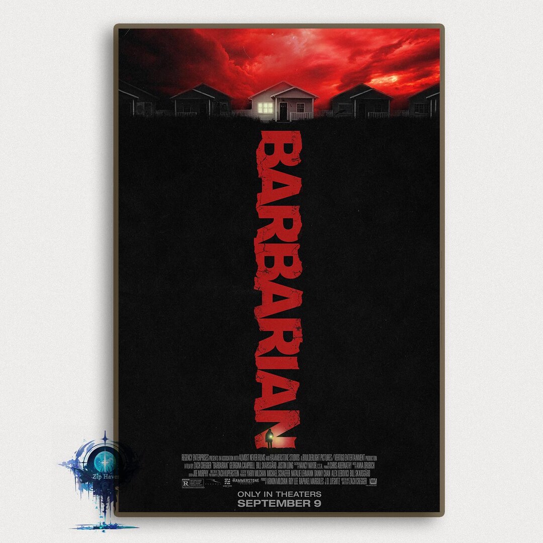 Barbarian Movie Poster: High Definition Canvas Art Print - Etsy