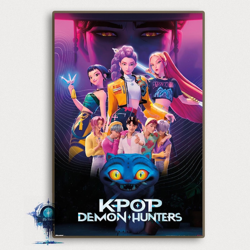 Poster kpop demon hunter - Etsy France
