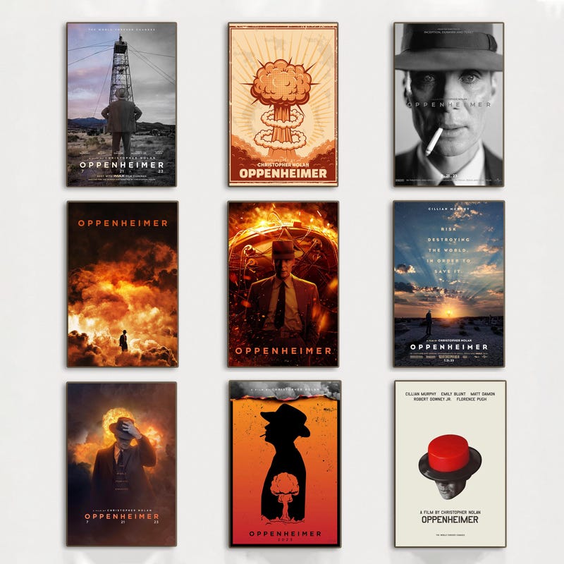 Oppenheimer Movie Poster - Etsy UK