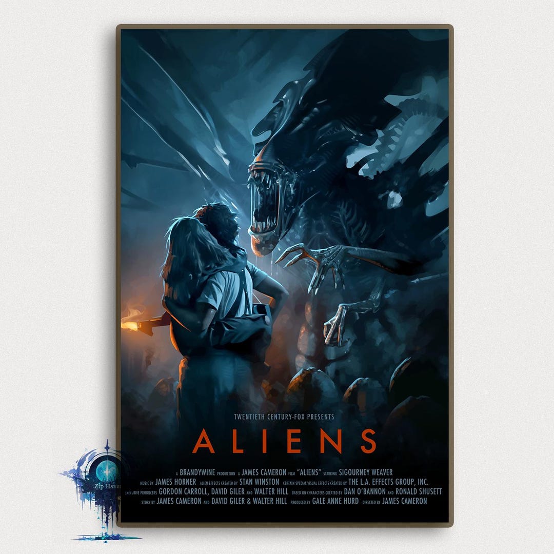 Aliens (1986) Movie Poster,wall Art ,art Home Decoration Poster,gifts ...