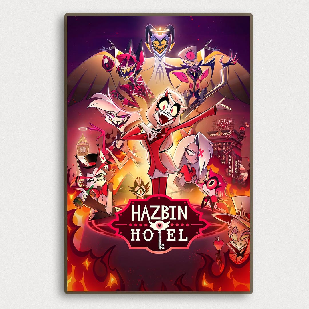 Hazbin Hotel Movie Poster Vintage Classic Movie Poster Art Home ...