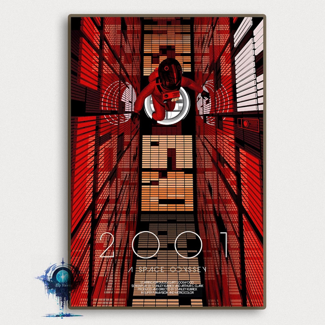 2001 A Space Odyssey Movie Poster: High Definition Canvas Art Print - Etsy
