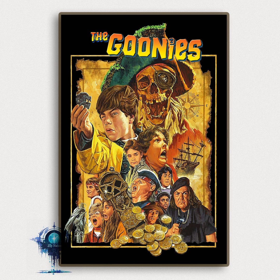 The Goonies Movie Poster: High Definition Canvas Art Print - Etsy