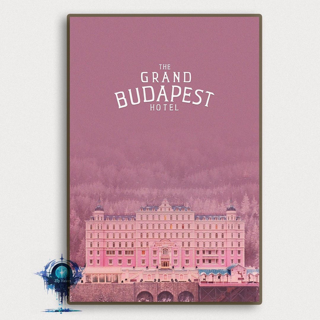 The Grand Budapest Hotel Movie Poster: High Definition Canvas Art Print ...