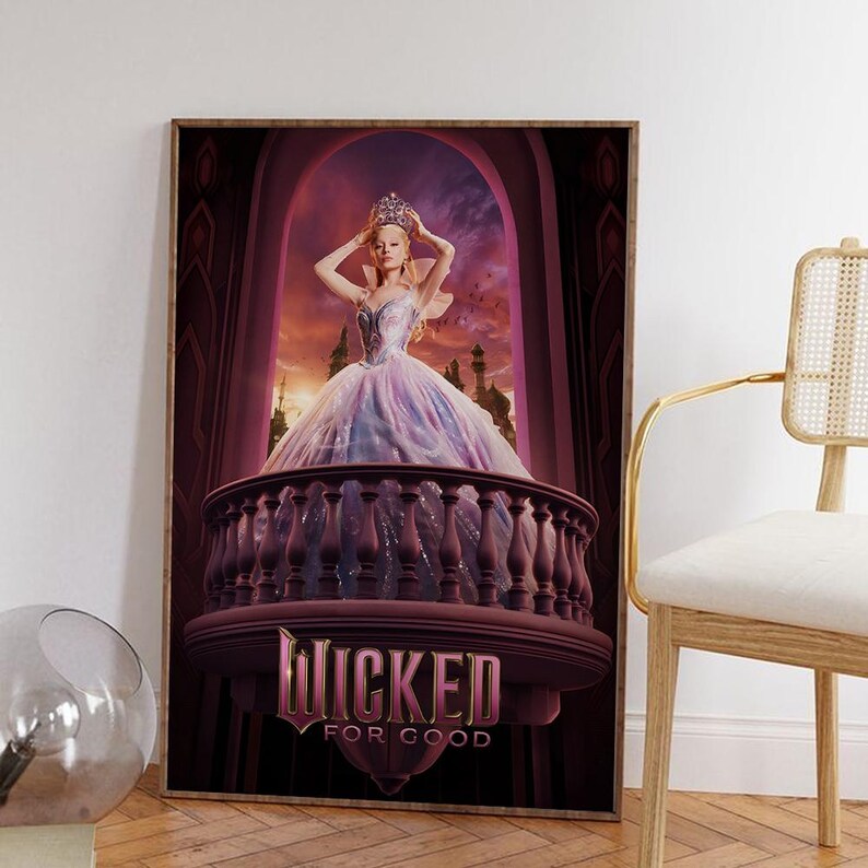 Wicked for Good Movie Poster: High Definition Canvas Art Print - Etsy