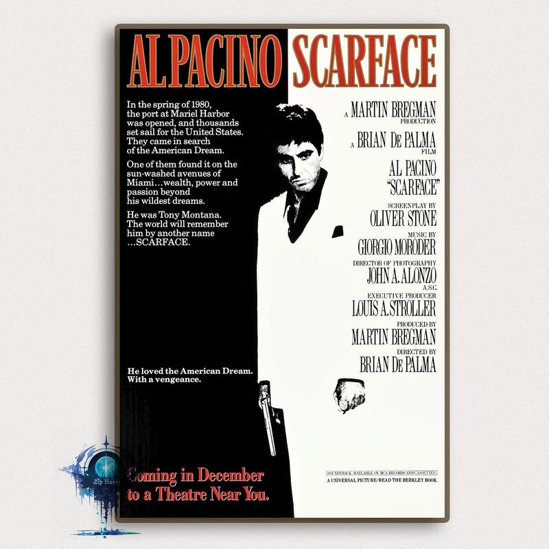 Scarface Poster - Etsy